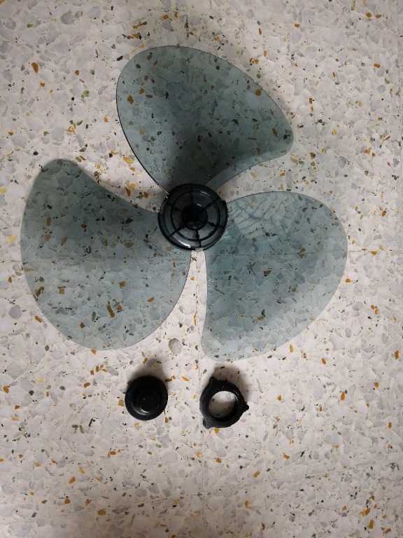 SHARP fan 16' blade, spinner and plastic nut, Furniture & Home Living ...