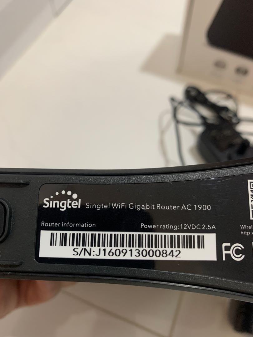 Singtel Router with ONT, Computers & Tech, Parts & Accessories ...