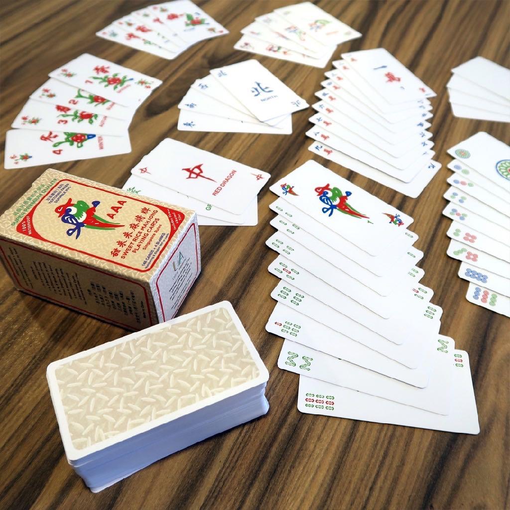 Sweet Rice Mahjong Playing Cards, Hobbies & Toys, Toys & Games on Carousell