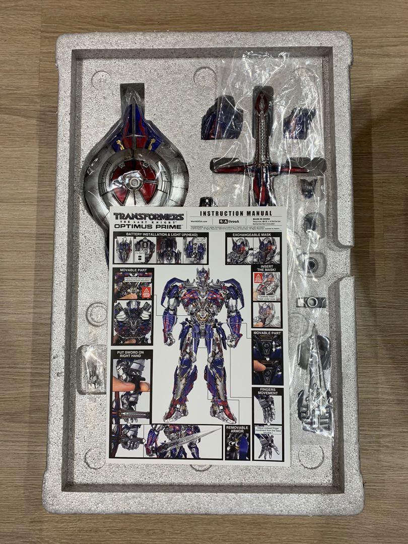 ThreeA Transformers: The Last Knight - Optimus Prime, Hobbies & Toys ...