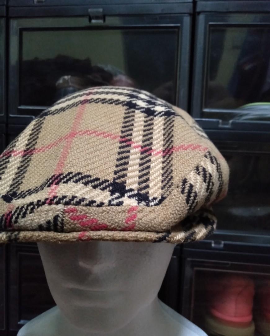 Vintage Burberrys Beret Cap, Men's Fashion, Watches & Accessories, Caps ...