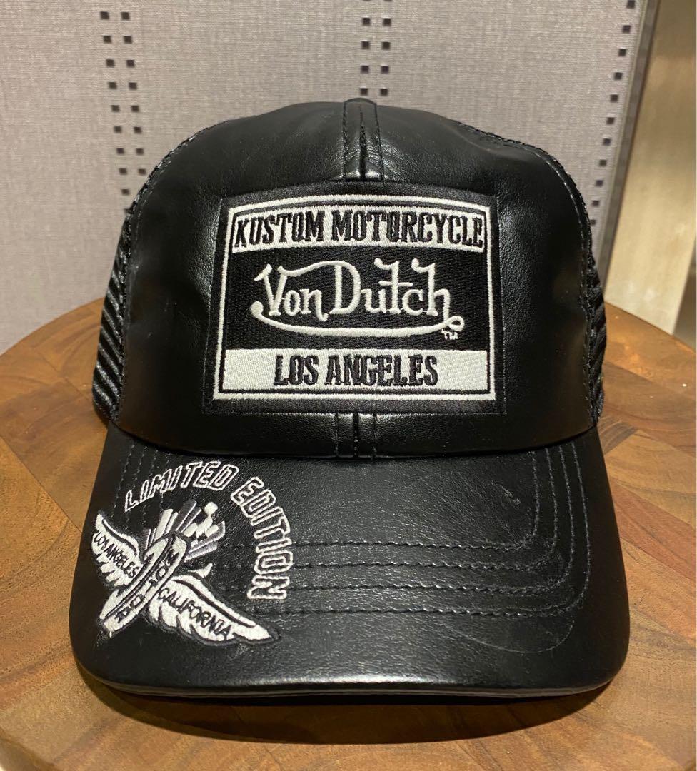 Von Dutch Kustom Motorcycle Cap, Men's Fashion, Watches & Accessories, Caps & Hats on Carousell