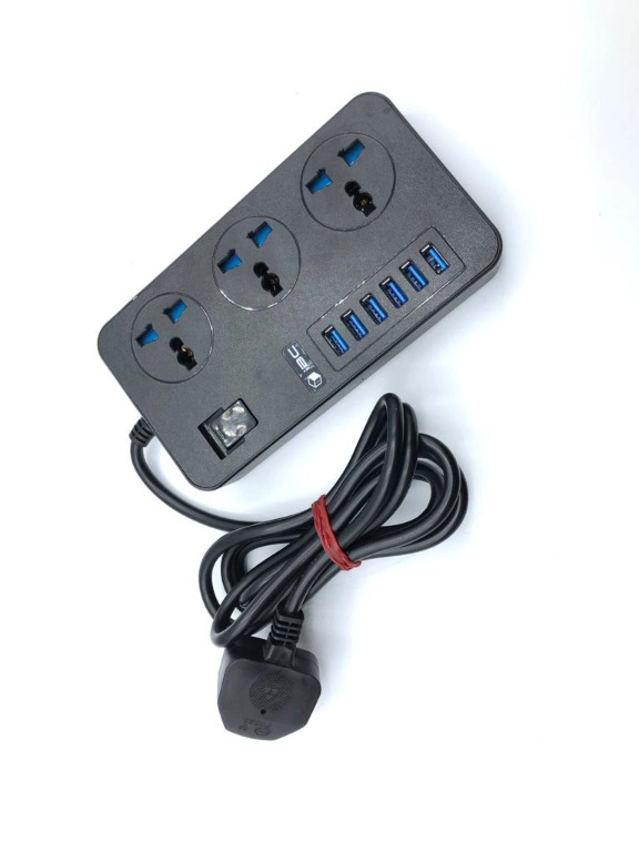 3 WAY EXTENSION W/USB PORT, Electronics, Others on Carousell