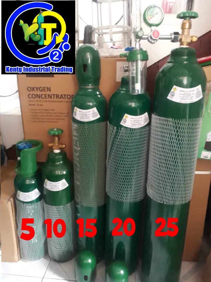 5lbs Medical Oxygen Tank complete set, Beauty & Personal Care, Face ...