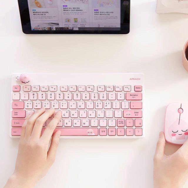 代購 Apeach Keyboard, 電腦＆科技, 電腦周邊及配件, 電腦鍵盤及相關產品 - Carousell