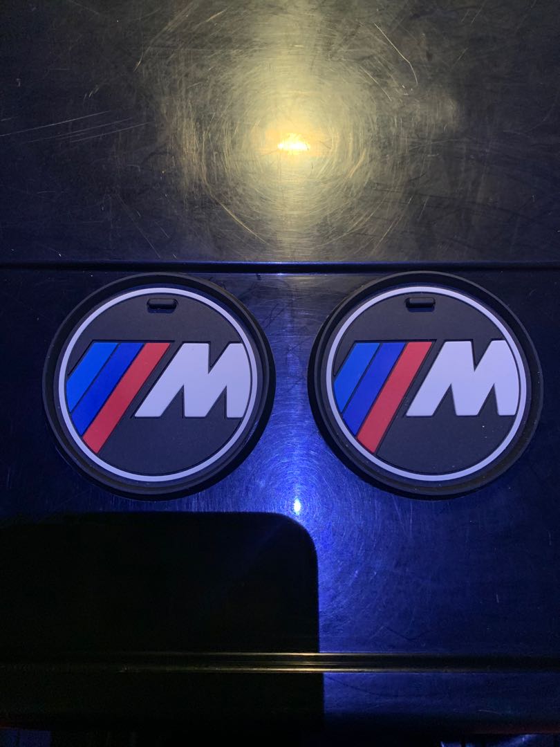 BMW M Design Coaster, Car Accessories, Accessories on Carousell
