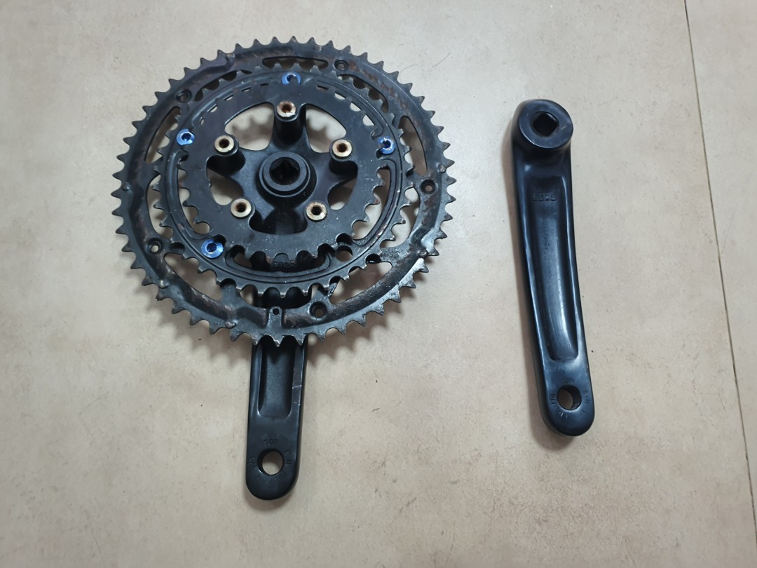 Brandless 52-39-30T crankset crank BCD 130 mm, Sports Equipment ...