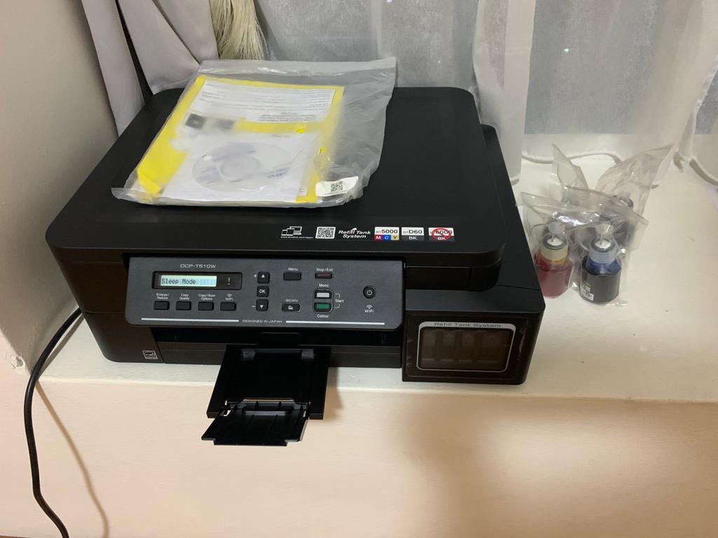 BROTHER DCP-T710W INKJET PRINTER/COPIER/SCANNER + full set of ink, Computers & Tech, Printers ...