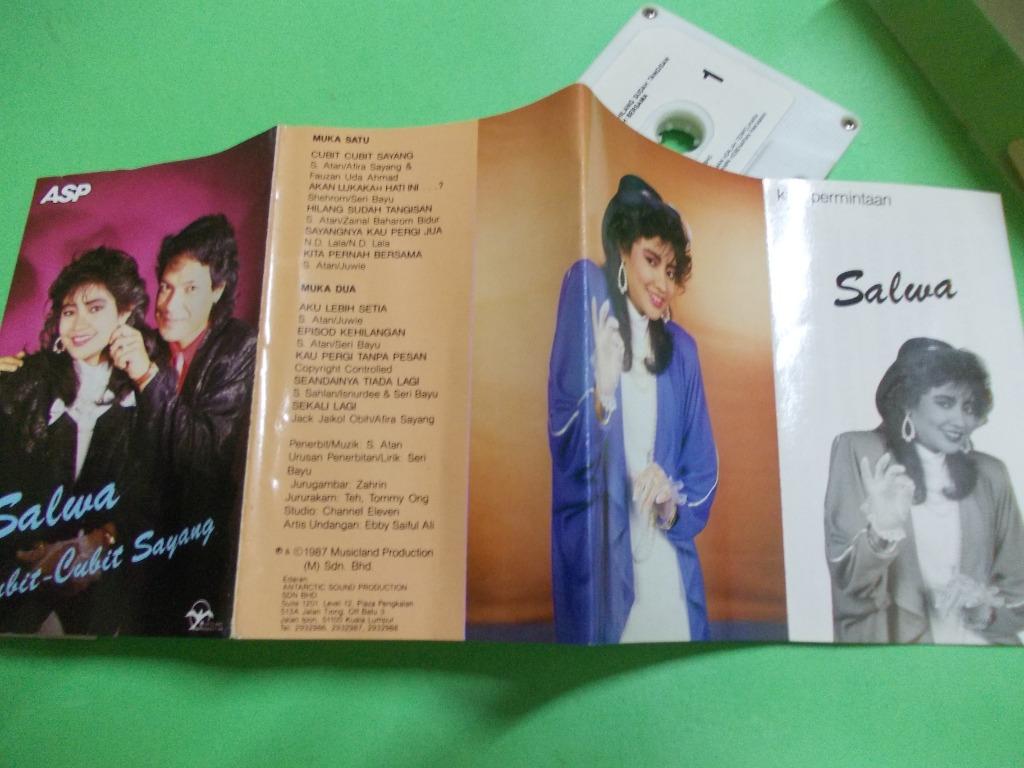 CASSETTE / KASET SALWA : CUBIT CUBIT SAYANG ALBUM (1989) MALAY POP ...