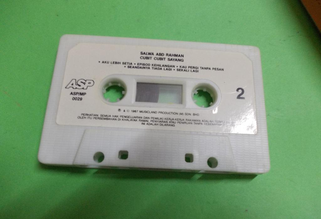 CASSETTE / KASET SALWA : CUBIT CUBIT SAYANG ALBUM (1989) MALAY POP ...
