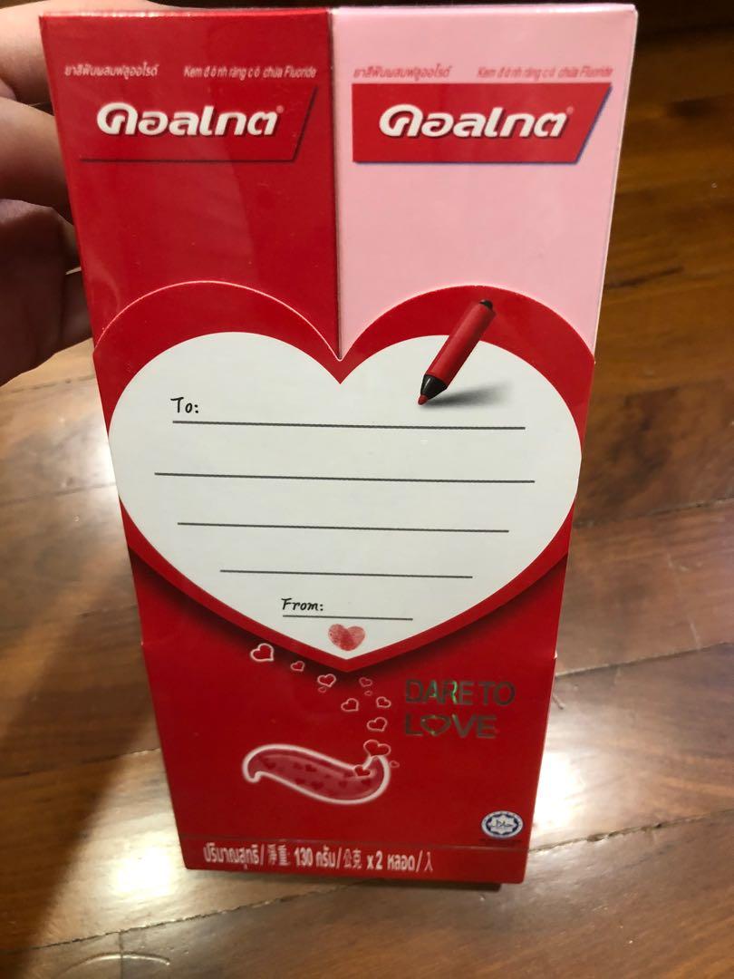 Colgate Dare to Love Limited Edition Heart Toothpaste, Health ...