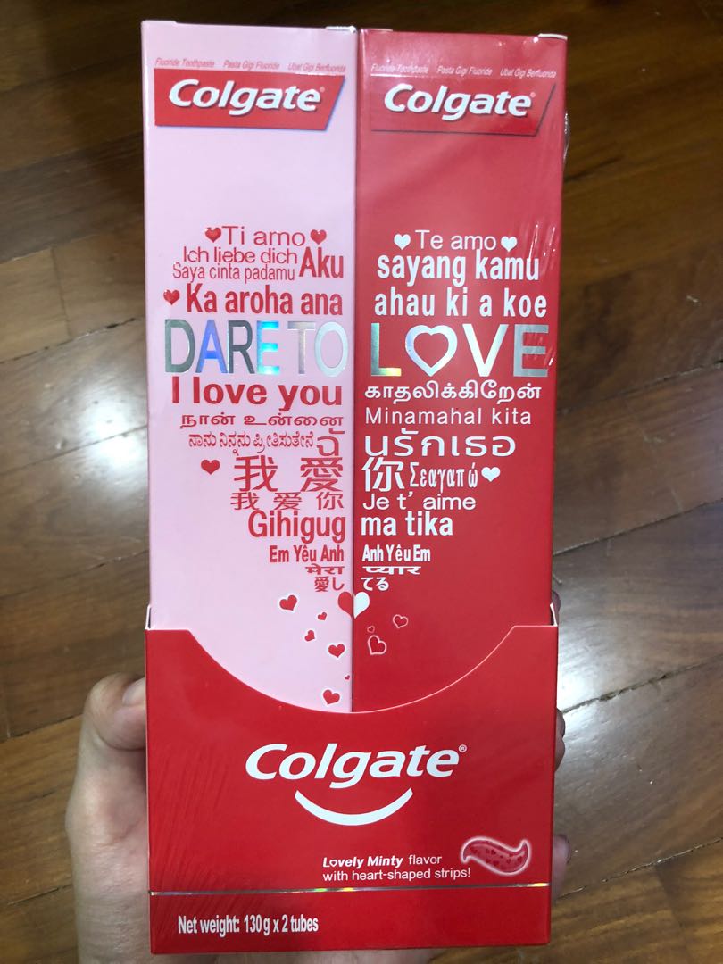 Colgate Dare to Love Limited Edition Heart Toothpaste, Health ...
