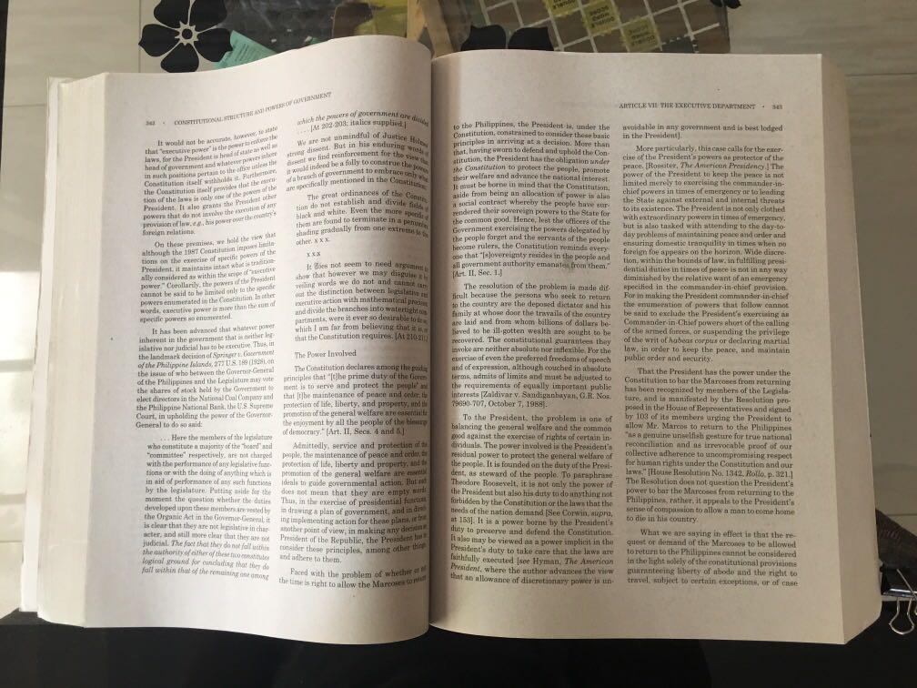 Constitutional Structure and Powers of Government Part I (Bernas) 2010 ...