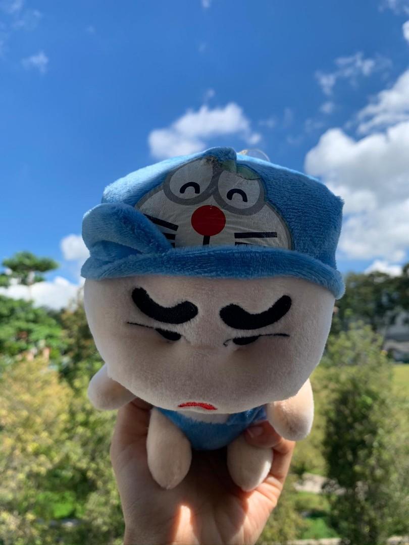 Crayon Shin-Chan in Doraemon outfit, Toys & Games, Stuffed Toys on ...