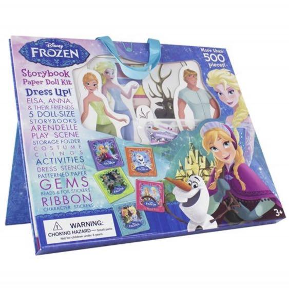 Disney - Frozen - Storybook Paper Doll Kit Dress Up! Anna, Elsa ...