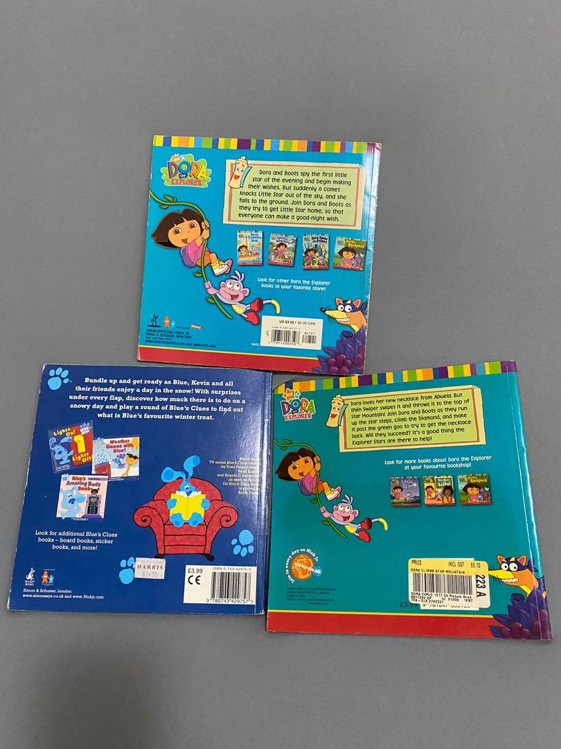Dora the explorer 2 Books Bundle (Blue Clues SOLD), Hobbies & Toys ...