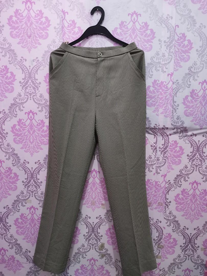 Formal pants dark kacki, Women's Fashion, Bottoms, Other Bottoms on ...