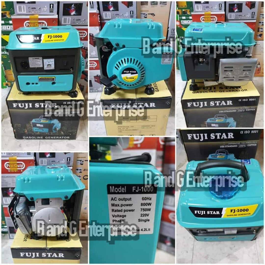 Fujistar 1000w Portable Generator, Furniture & Home Living, Cleaning ...