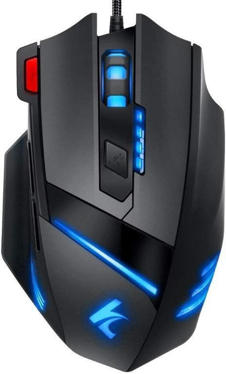 Gaming Mouse Wired Programmable 7 Buttons - Hcman [Upgraded Version ...