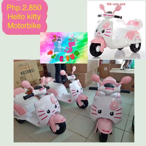 Hello kitty motor bike, Hobbies & Toys, Toys & Games on Carousell