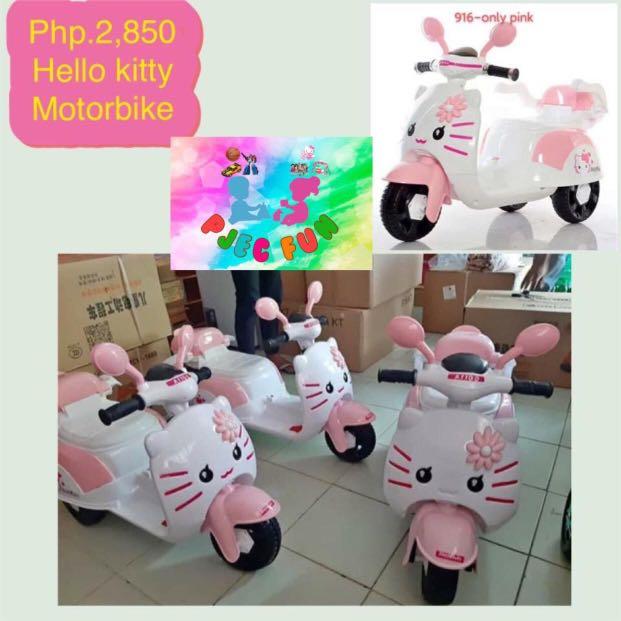 Hello kitty motor bike, Hobbies & Toys, Toys & Games on Carousell