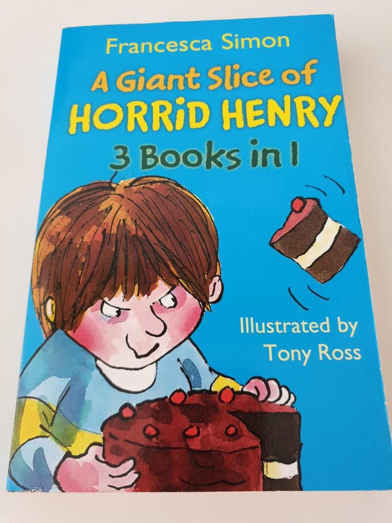 Horrid Henry A Giant Slice of Horrid Henry 3 books in 1, Hobbies & Toys ...