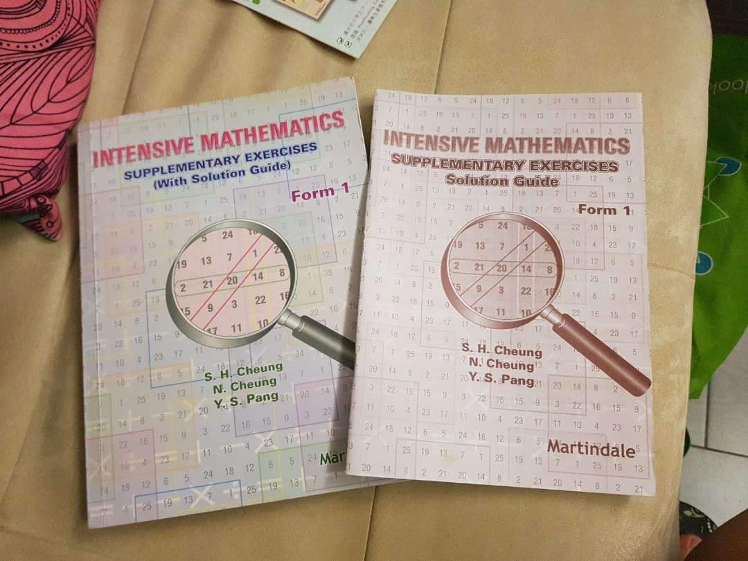 Intensive mathematics Form 1, 興趣及遊戲, 書本 & 文具, 教科書 - Carousell