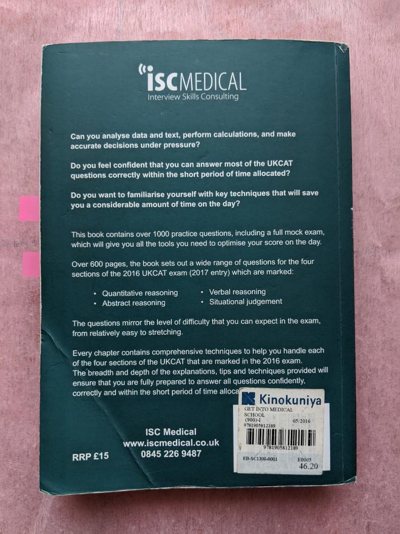 ISC Medical 1000 UKCAT Practice Questions, Books & Stationery ...