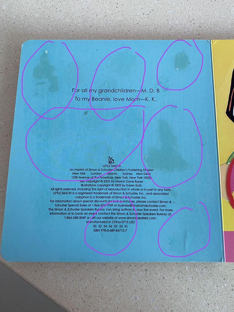 Karen Katz Counting kisses, where is baby’s belly button?, Toes, Ears ...