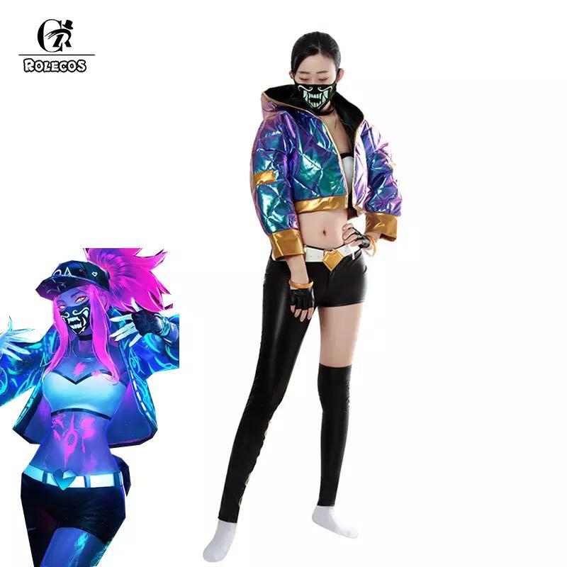 KDA AKALI COSPLAY (Full set), Hobbies & Toys, Memorabilia ...