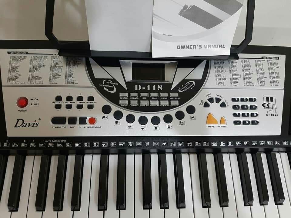 Keyboard Davis D-118, Hobbies & Toys, Music & Media, Musical ...