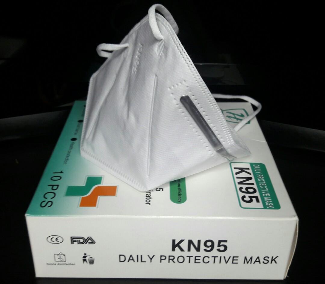 KN95 Masks (box of 10 pcs), Women's Fashion, Watches & Accessories ...