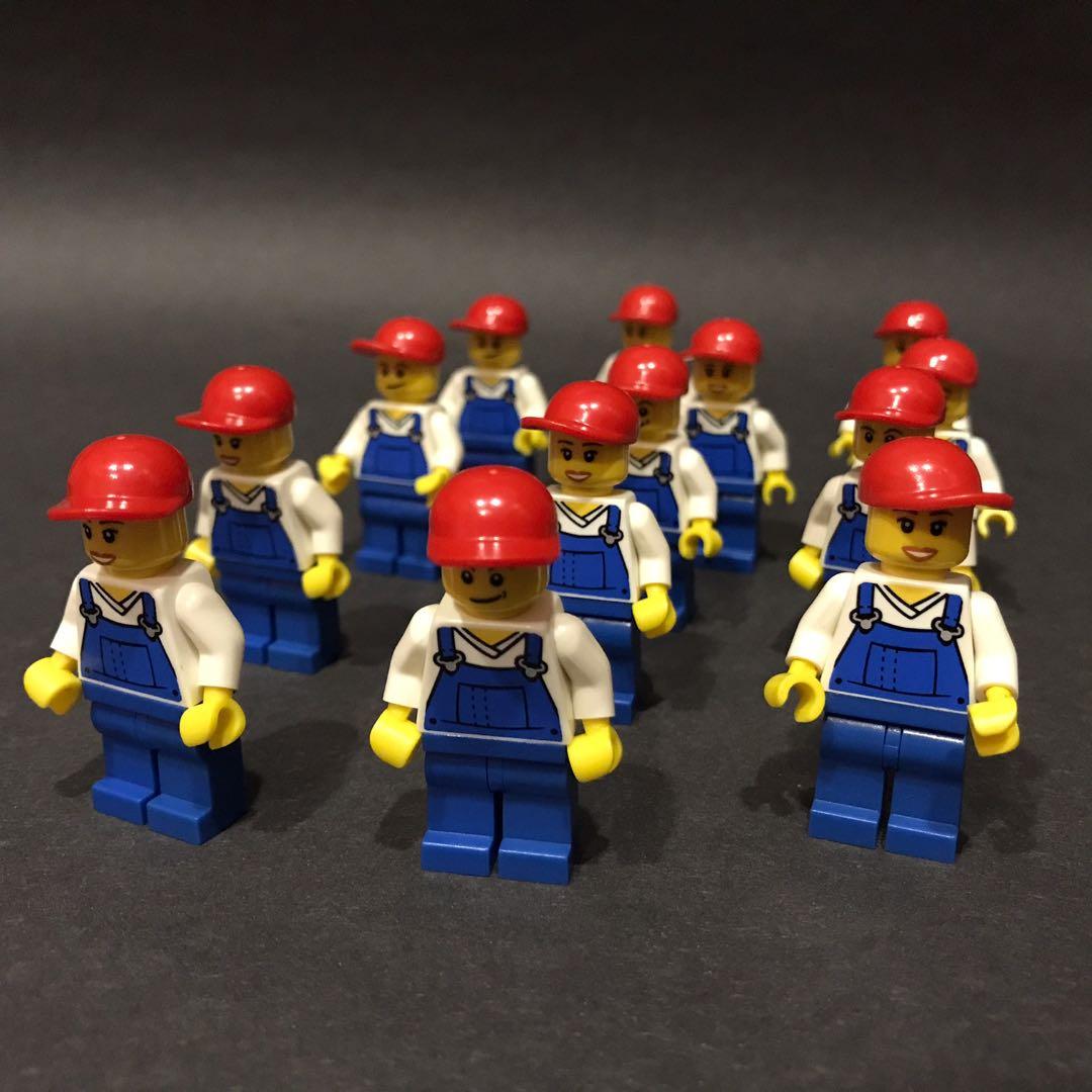 LEGO City Worker Minifigure (couple set), Hobbies & Toys, Toys & Games ...