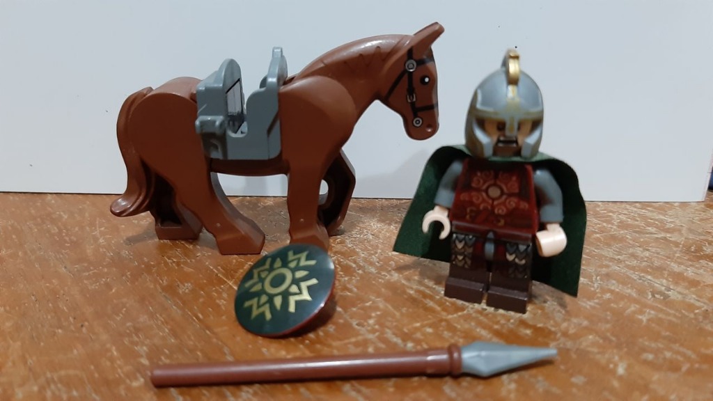 Lego Eomer (Rohan) and horse, Hobbies & Toys, Toys & Games on Carousell