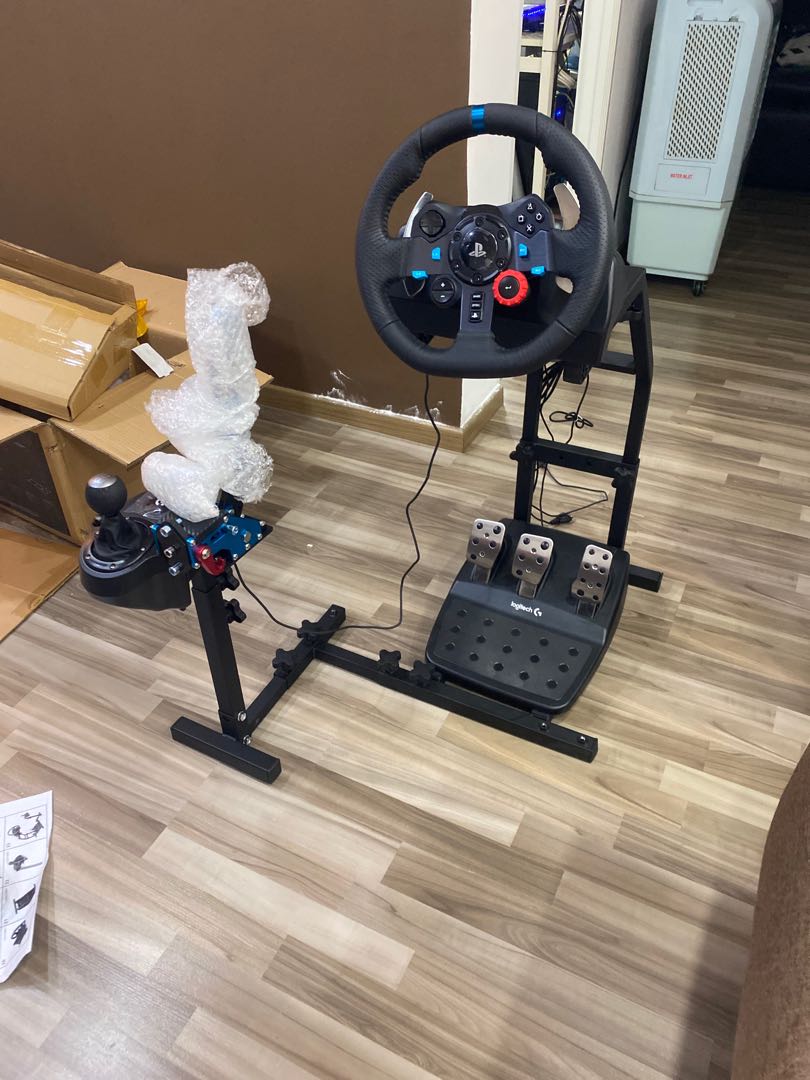 Logitech G29 Adjustable Stand w Handbrake Mount, Toys & Games, Video ...