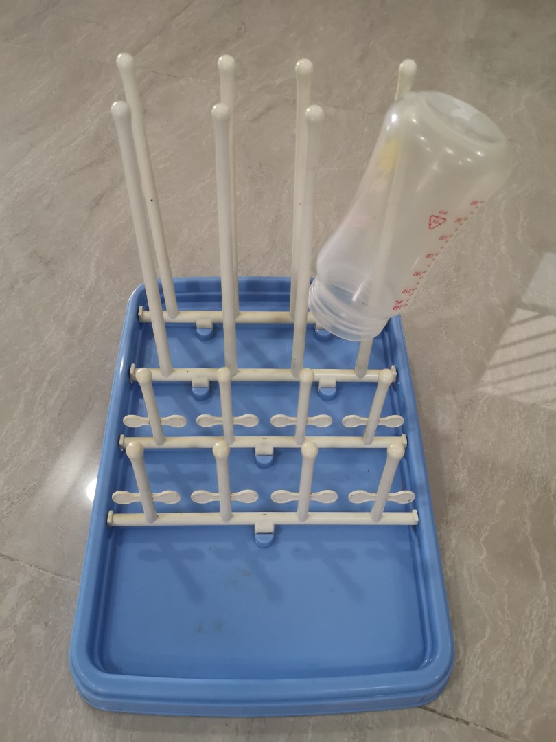 Milk bottle drying rack, Babies & Kids, Nursing & Feeding ...