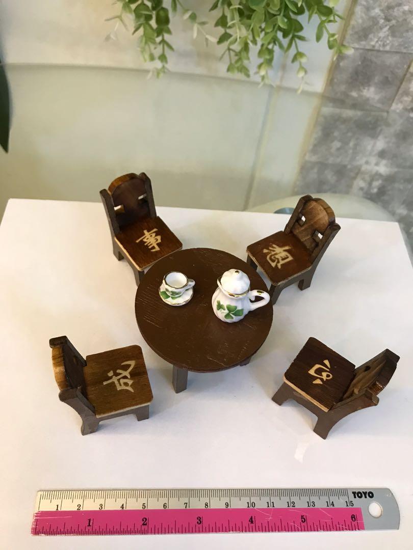 Mini Dinner Tables Set, Furniture & Home Living, Furniture, Tables ...