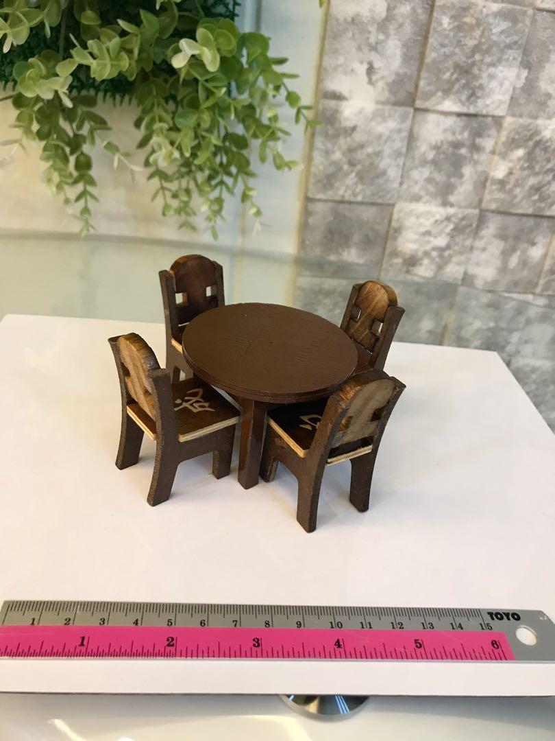 Mini Dinner Tables Set, Furniture & Home Living, Furniture, Tables ...