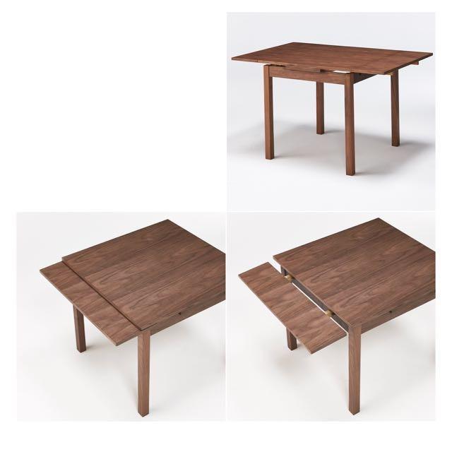Muji extendable dining table 無印良品餐桌， 可延申, 傢俬＆家居, 傢俬, 桌子 - Carousell