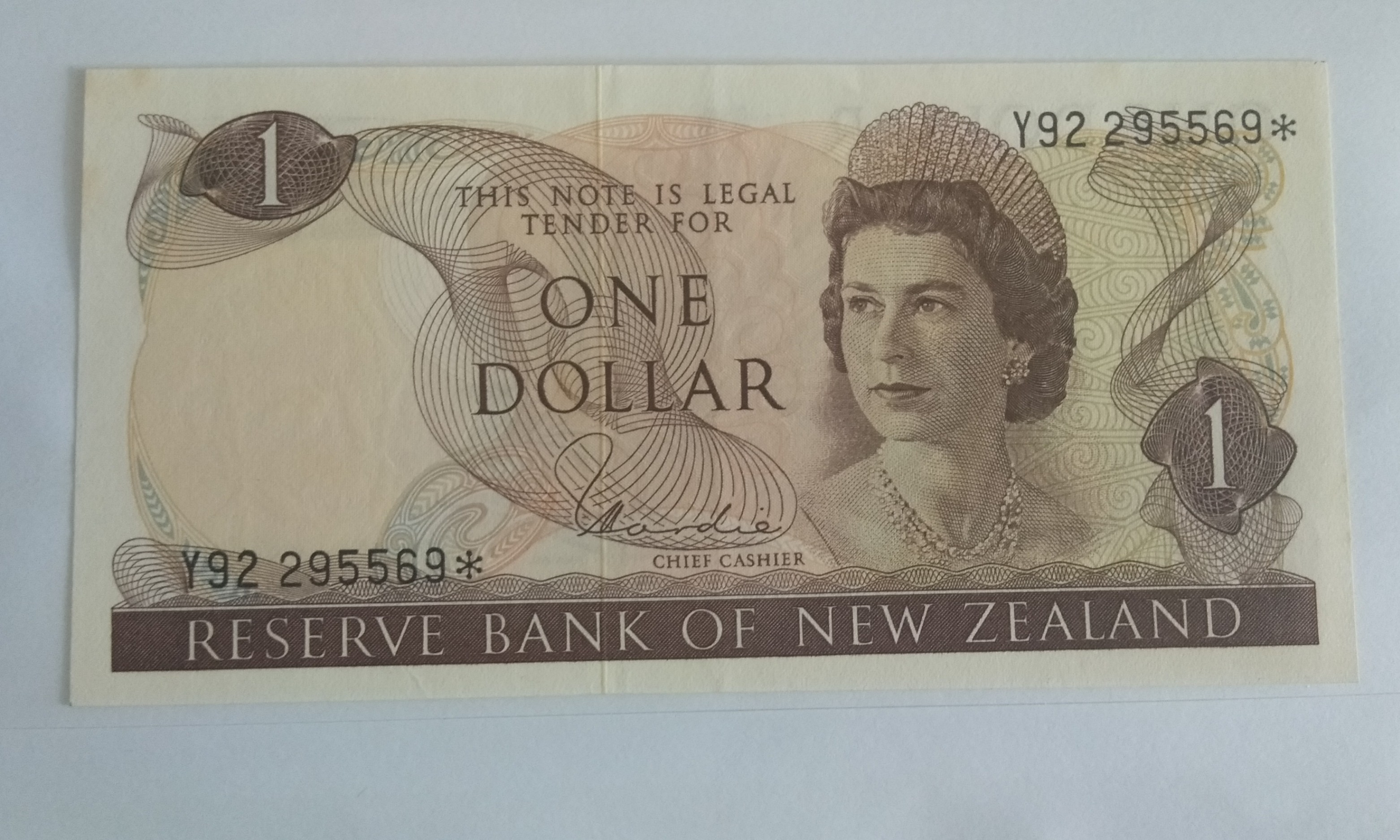 New Zealand 1 dollar ND 1971-1981 QEII replacement, Vintage ...