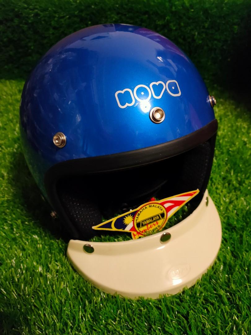 Nova button Helmet Sport Blue, Motorcycles, Motorcycle Accessories on ...
