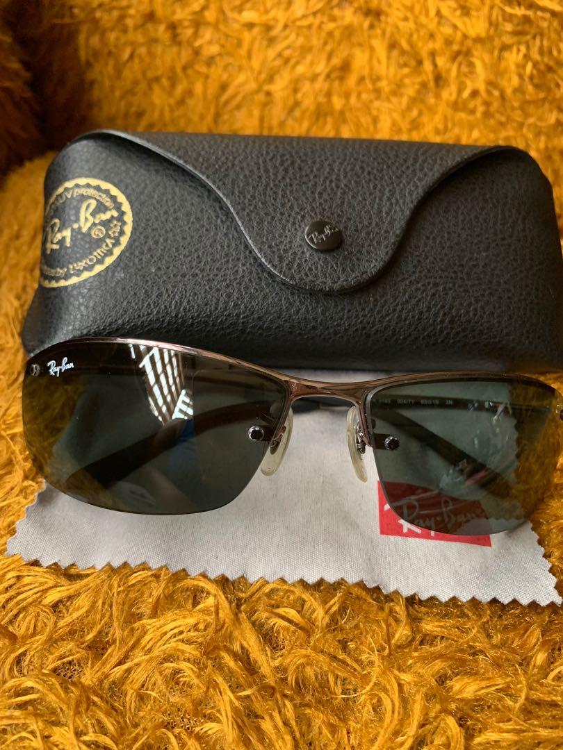 Original Ray Ban RB3186 Top Bar Rectangle sunglasses(men), Men's ...
