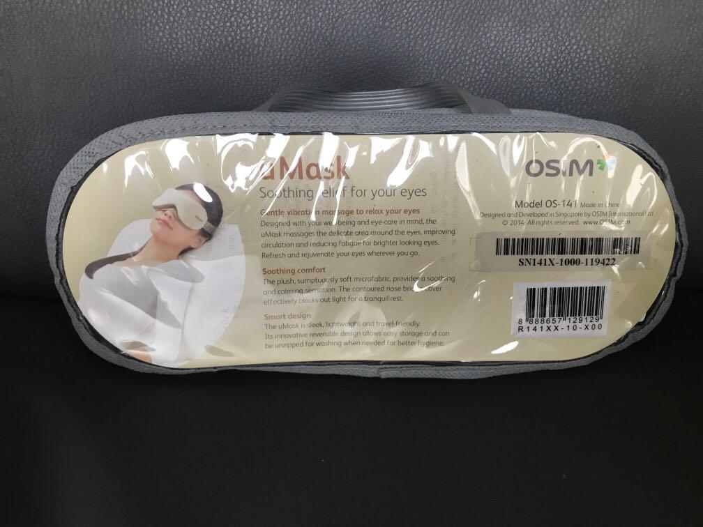 Osim uMask Eye Massager Eye Shade, Health & Beauty, Face & Skin Care on ...