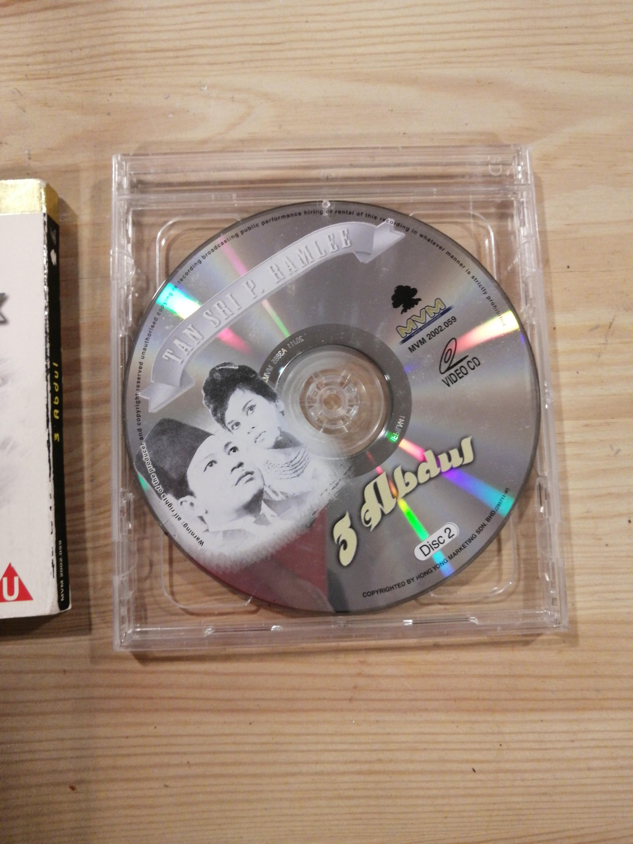 P Ramlee 3 Abdul (Tiga Abdul) Movie VCD 1964, Hobbies & Toys ...