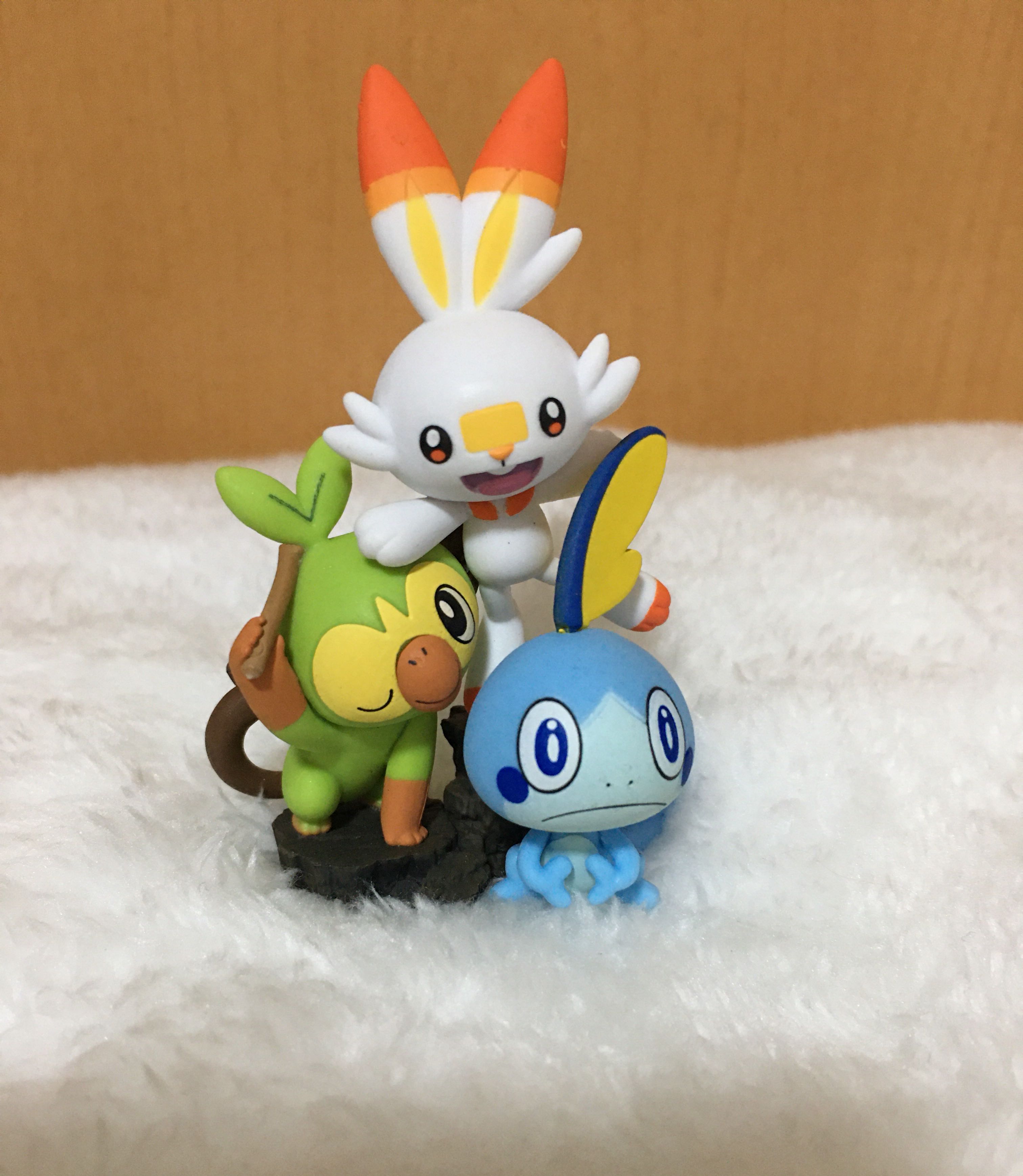 Pokemon grookey & scorbunny & sobble figure, Toys & Games, Others on ...
