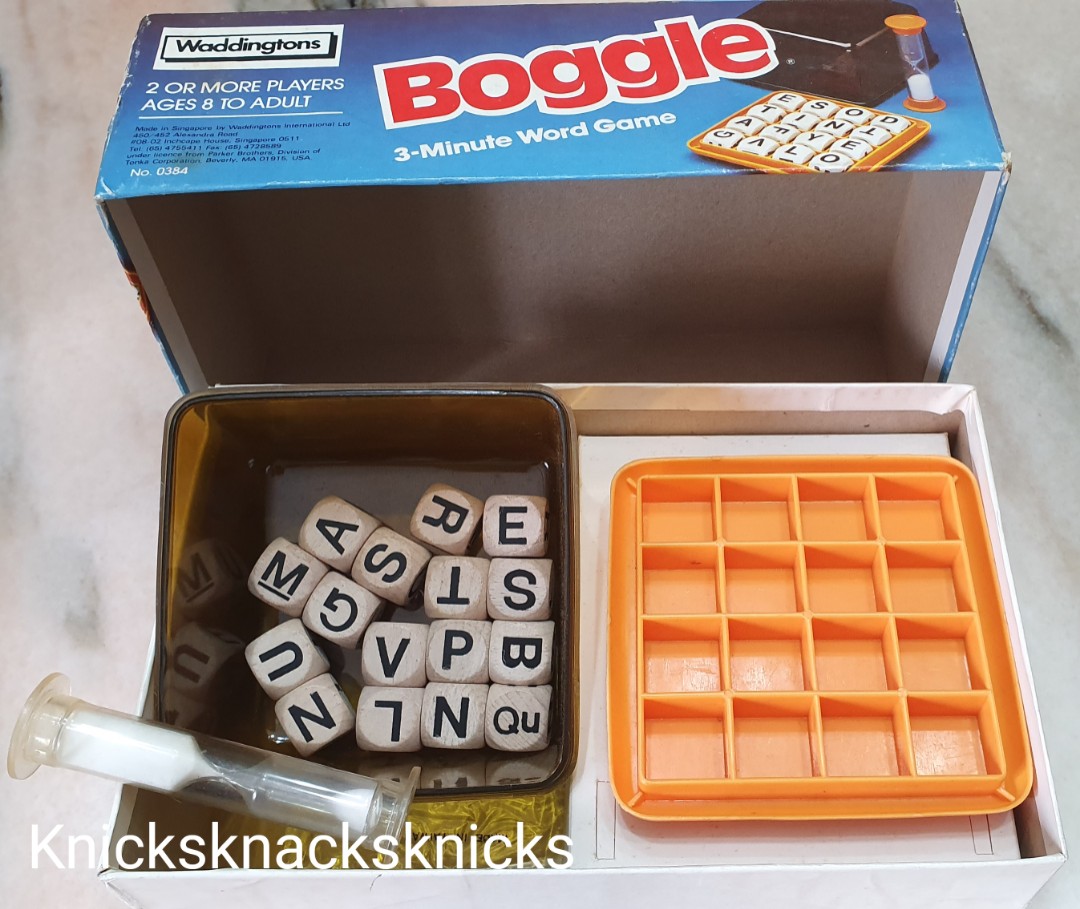 Pre loved Boggle, Hobbies & Toys, Toys & Games on Carousell