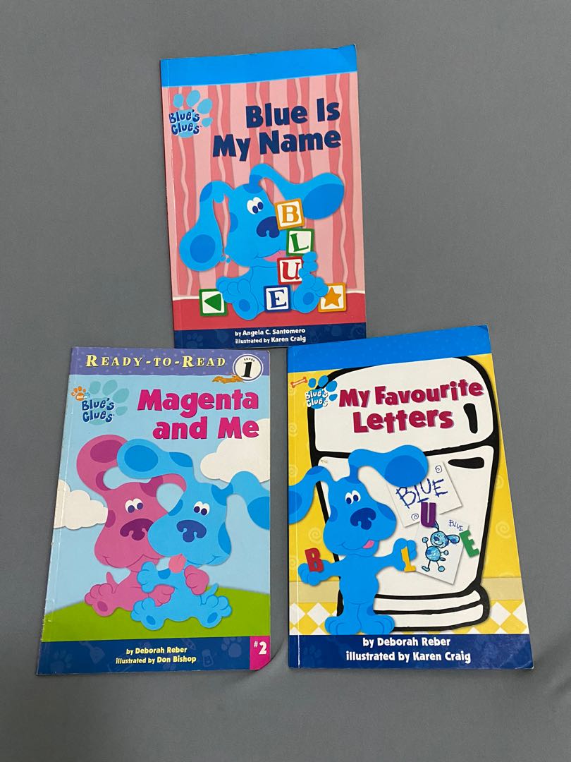 Ready To Read Level 1 Blue’s Clues Bundle of 3 Story Books, Books ...