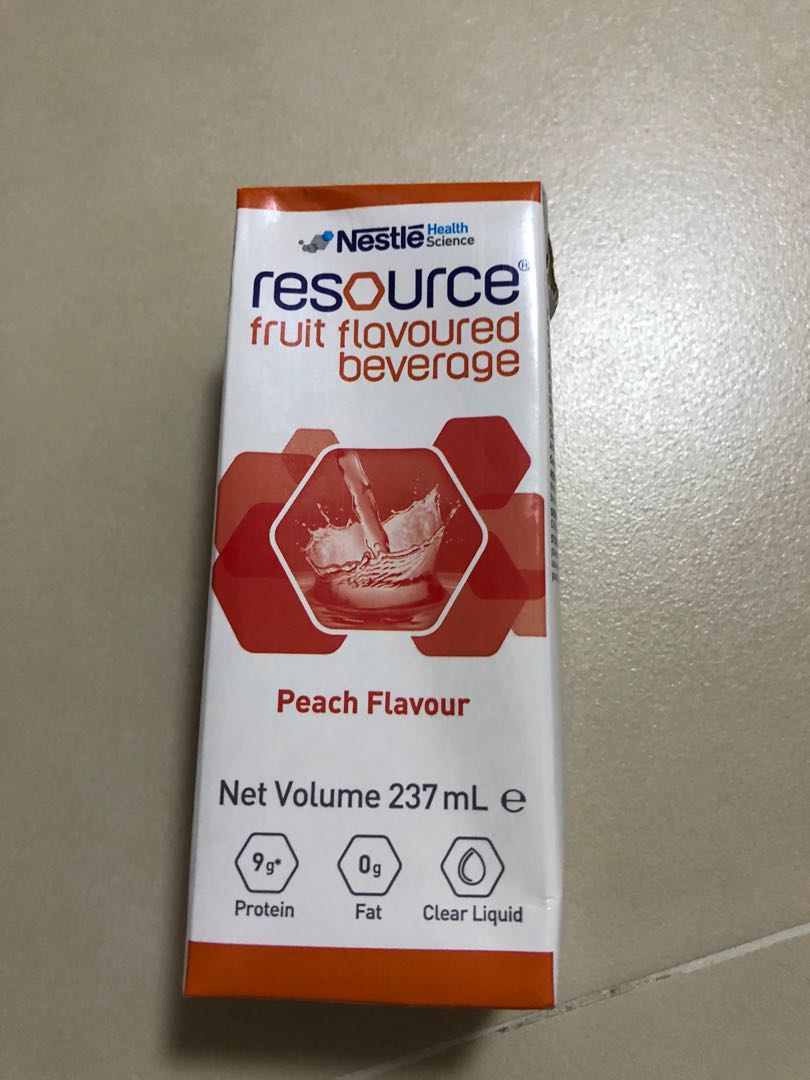 Resource fruit beverage peach flavoured drink, Babies & Kids, Nursing ...