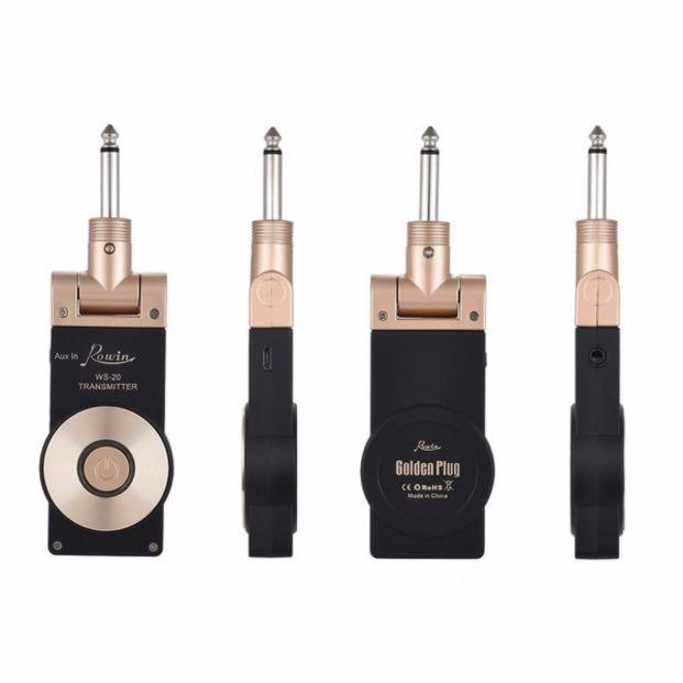 ROWIN WS-20 2.4G Wireless Rechargeable Electric Guitar Transmitter ...