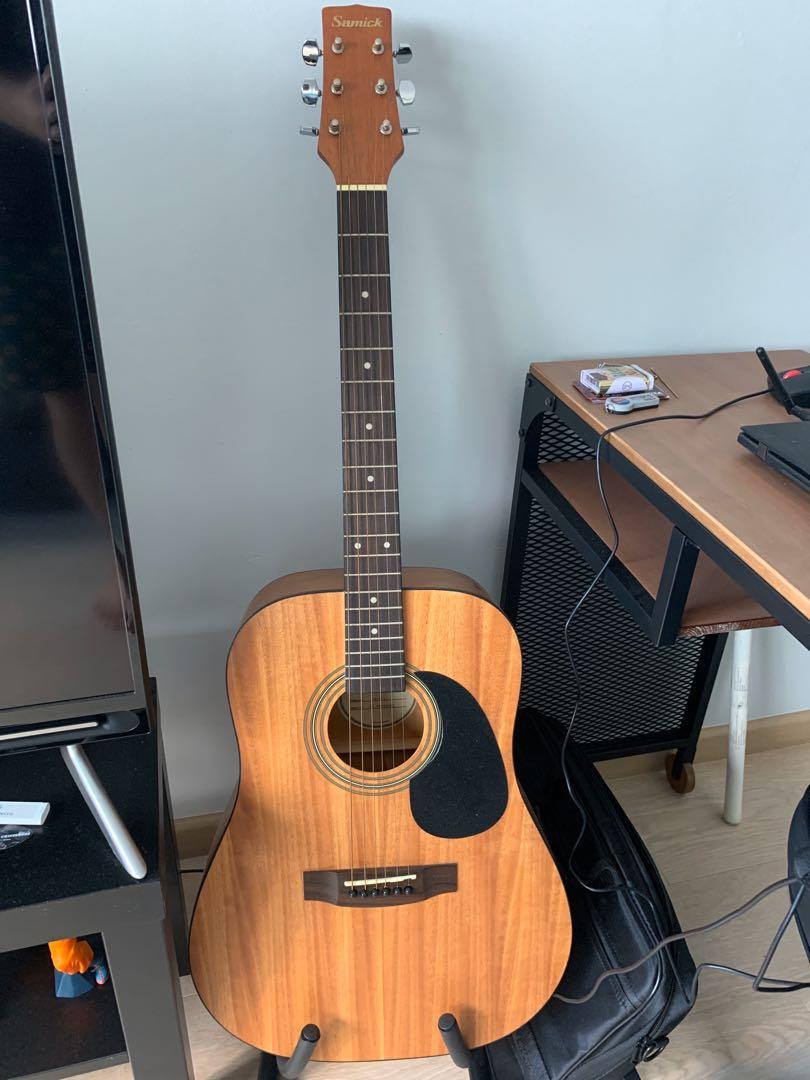 Samick Acoustic Guitar, Hobbies & Toys, Music & Media, Musical ...